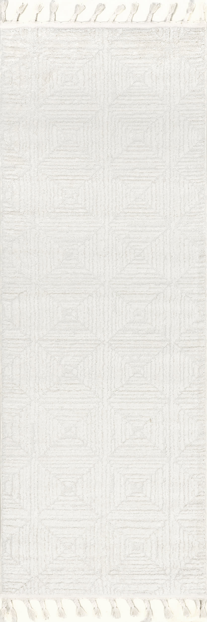 Shafali Cream Trellis Area Rug 140x200 cm | RugHorizon